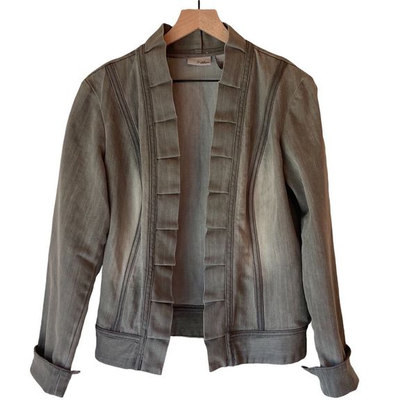 Chico’s Platinum | Jackets & Coats | Chicos Platinum Denim Jacketblazer ...